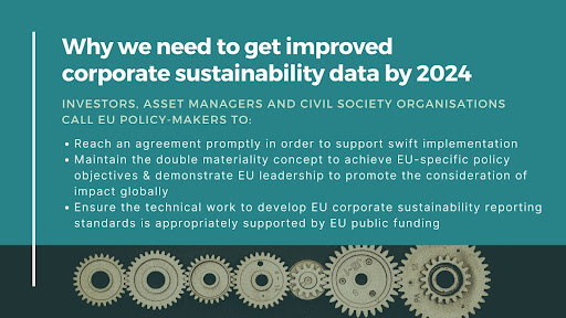 Multi-Stakeholder Statement CSRD and EU Standards | Investor Alliance ...